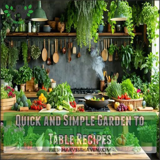 Easy Garden to Table Meals: Delicious Seasonal Recipes & Tips
