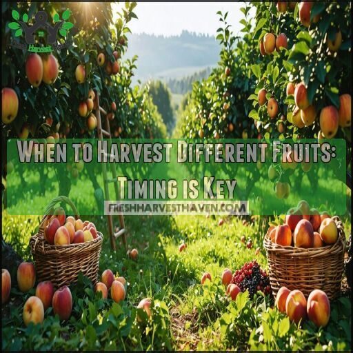 When to Harvest Different Fruits: Timing is Key