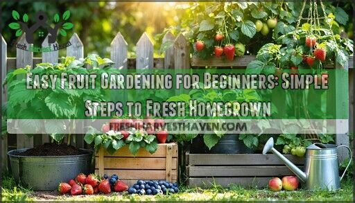 Easy Fruit Gardening for Beginners: Simple Steps to Fresh Homegrown