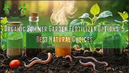 Organic Summer Garden Fertilizer Options: 5 Best Natural Choices
