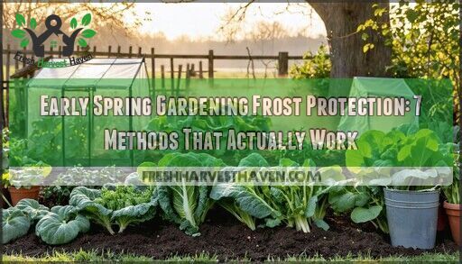 Early Spring Gardening Frost Protection: 7 Methods That Actually Work