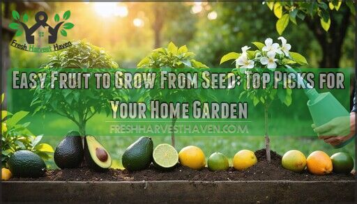 Easy Fruit to Grow From Seed: Top Picks for Your Home Garden