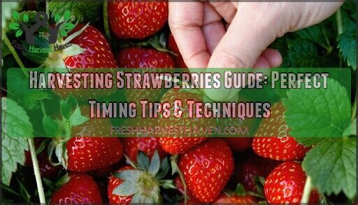 Harvesting Strawberries Guide: Perfect Timing Tips & Techniques