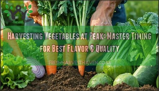 Harvesting Vegetables at Peak: Master Timing for Best Flavor & Quality