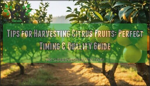 Tips for Harvesting Citrus Fruits: Perfect Timing & Quality Guide