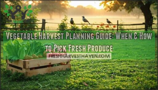 Vegetable Harvest Planning Guide: When & How to Pick Fresh Produce