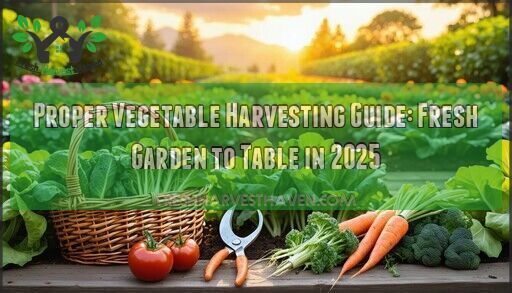 Proper Vegetable Harvesting Guide: Fresh Garden to Table in 2025