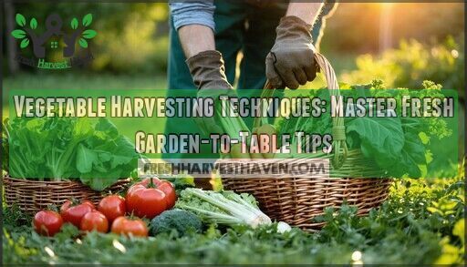 Vegetable Harvesting Techniques: Master Fresh Garden-to-Table Tips