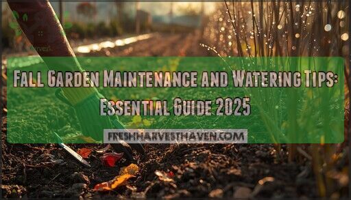 Fall Garden Maintenance and Watering Tips: Essential Guide 2025