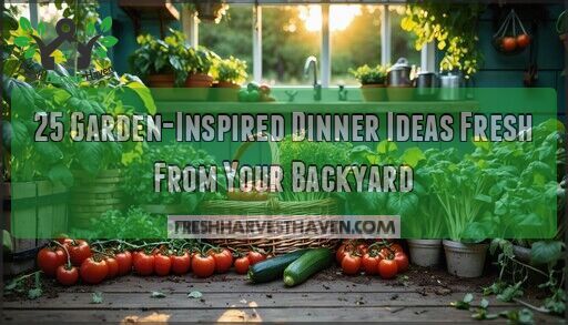25 Garden-Inspired Dinner Ideas Fresh From Your Backyard