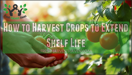 How to Harvest Crops to Extend Shelf Life