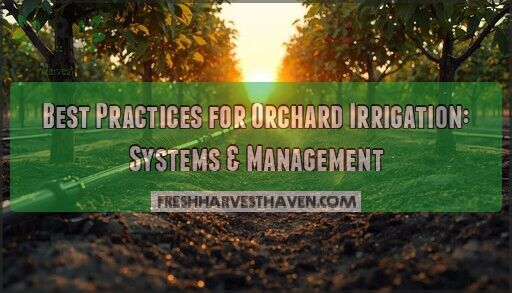Best Practices for Orchard Irrigation: Systems & Management