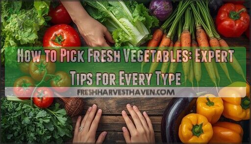 How to Pick Fresh Vegetables: Expert Tips for Every Type