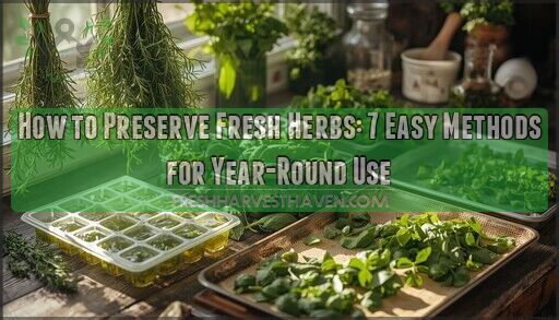 How to Preserve Fresh Herbs: 7 Easy Methods for Year-Round Use