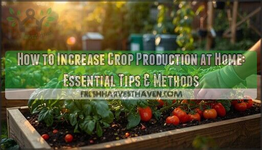 How to Increase Crop Production at Home: Essential Tips & Methods