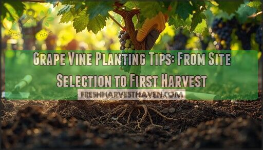 Grape Vine Planting Tips: From Site Selection to First Harvest