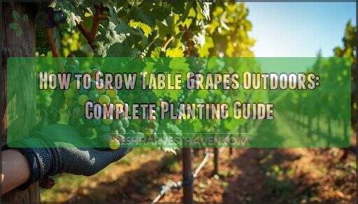 How to Grow Table Grapes Outdoors: Complete Planting Guide