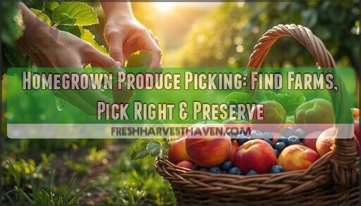 Homegrown Produce Picking: Find Farms, Pick Right & Preserve