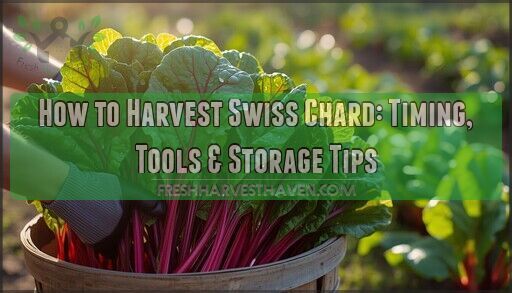 How to Harvest Swiss Chard: Timing, Tools & Storage Tips