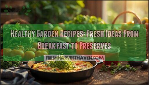 Healthy Garden Recipes: Fresh Ideas From Breakfast to Preserves