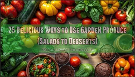 25 Delicious Ways to Use Garden Produce (Salads to Desserts)