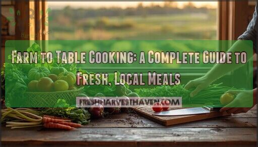 Farm to Table Cooking: a Complete Guide to Fresh, Local Meals