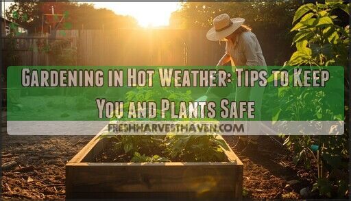 Gardening in Hot Weather: Tips to Keep You and Plants Safe