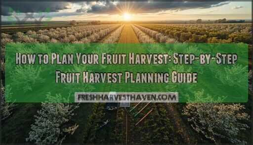 How to Plan Your Fruit Harvest: Step-by-Step Fruit Harvest Planning Guide