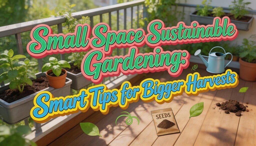 Small Space Sustainable Gardening: Smart Tips for Bigger Harvests