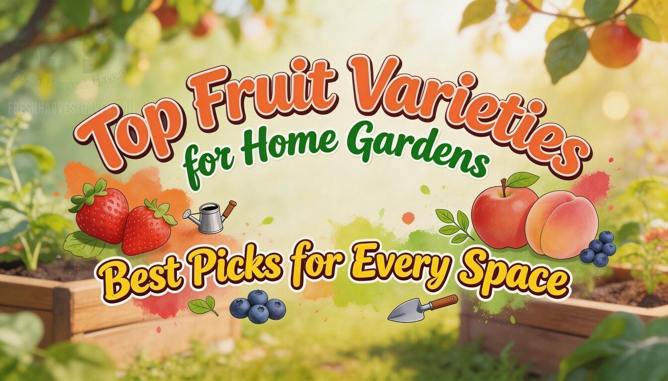 Top Fruit Varieties for Home Gardens: Best Picks for Every Space