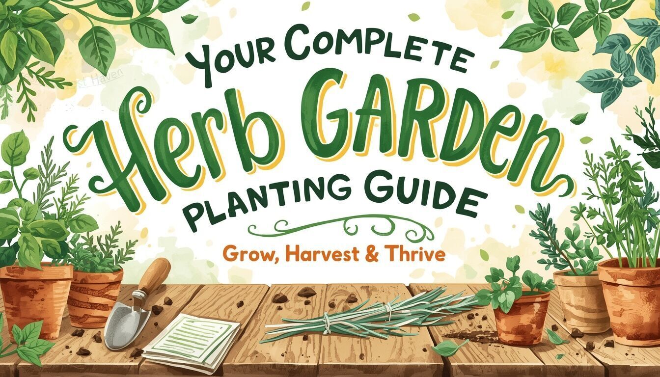 Your Complete Herb Garden Planting Guide: Grow, Harvest & Thrive