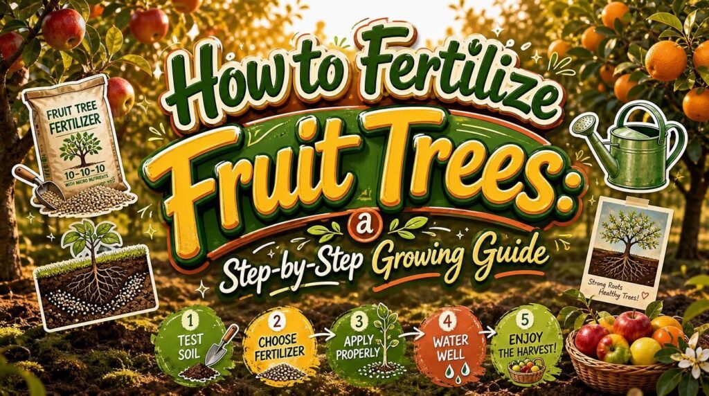 How to Fertilize Fruit Trees: a Step-by-Step Growing Guide