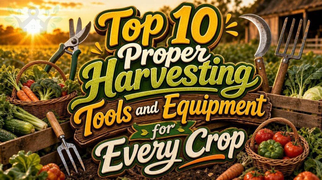 Top 10 Proper Harvesting Tools and Equipment for Every Crop