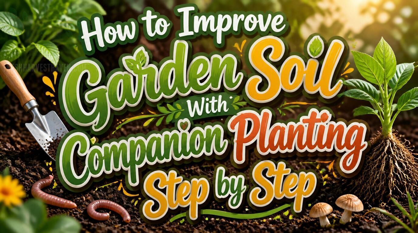 How to Improve Garden Soil With Companion Planting Step by Step