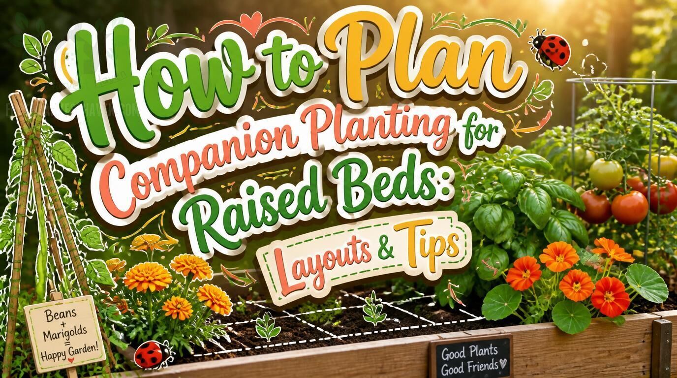 How to Plan Companion Planting for Raised Beds: Layouts & Tips
