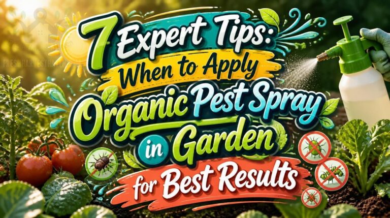 7 Expert Tips: When to Apply Organic Pest Spray in Garden for Best Results